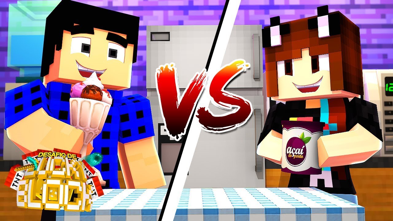 VOCÊ PREFERE SORVETE OU AÇAÍ? - Minecraft: Desafio de Lucky Block - YouTube
