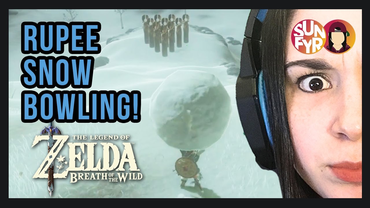 Another way to farm rupees in Zelda BoTW! | SNOW BOWLING?! - YouTube