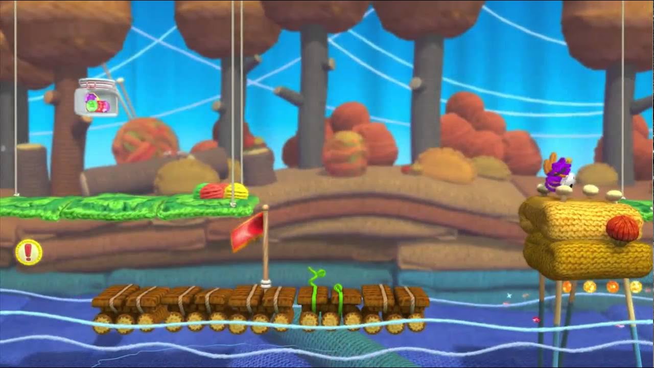 Yoshi's Woolly World Blind 4-3 Rollin Down The River With Yogurt Yoshi ...