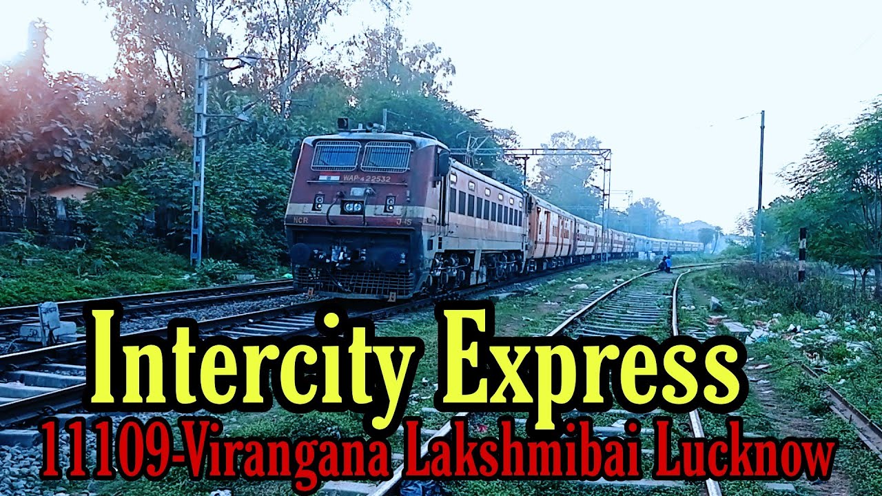 22532 WAP 4 NCR With 11109-Intercity Express Skipping Lucknow Outer ...