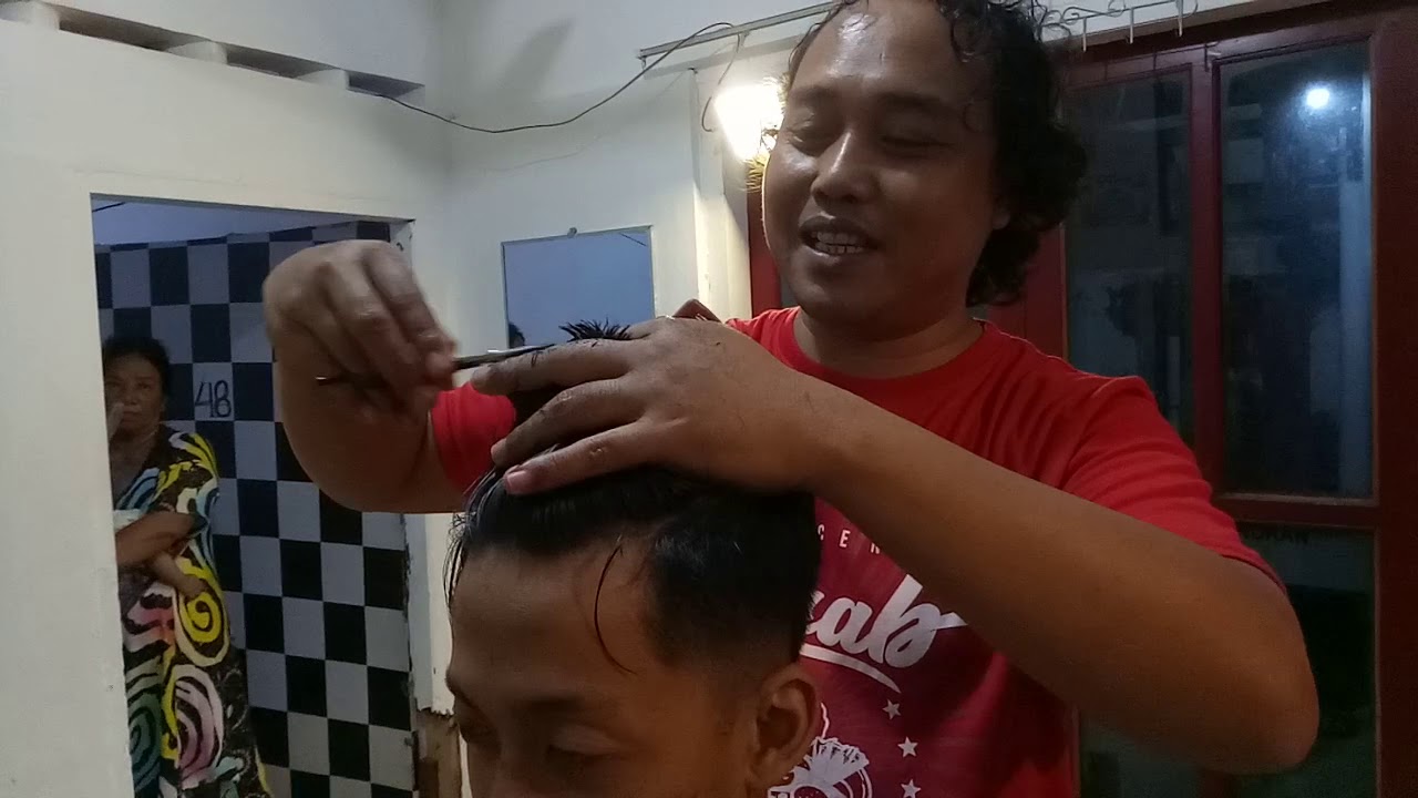 Tutorial cukur rambut undercut lowfade part 2 - YouTube
