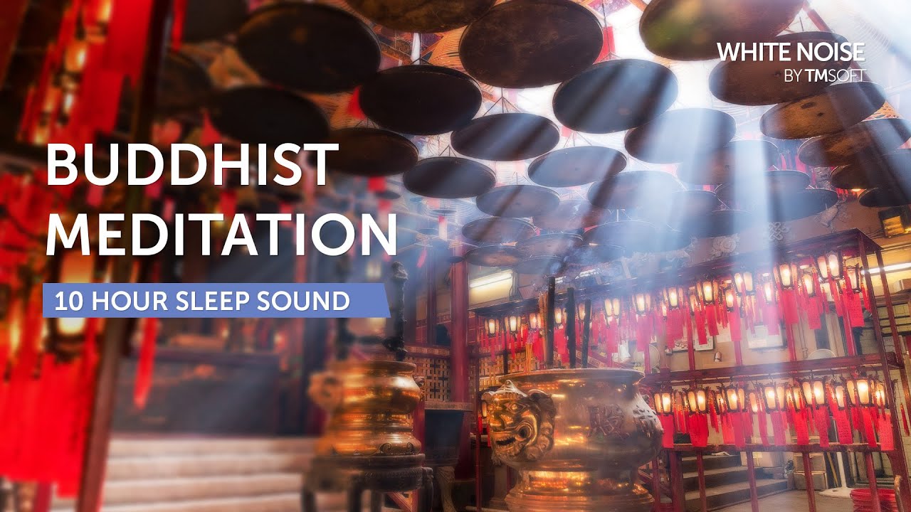 Hong Kong Buddhist Meditation - 10 Hours Sleep Sound - Black Screen ...