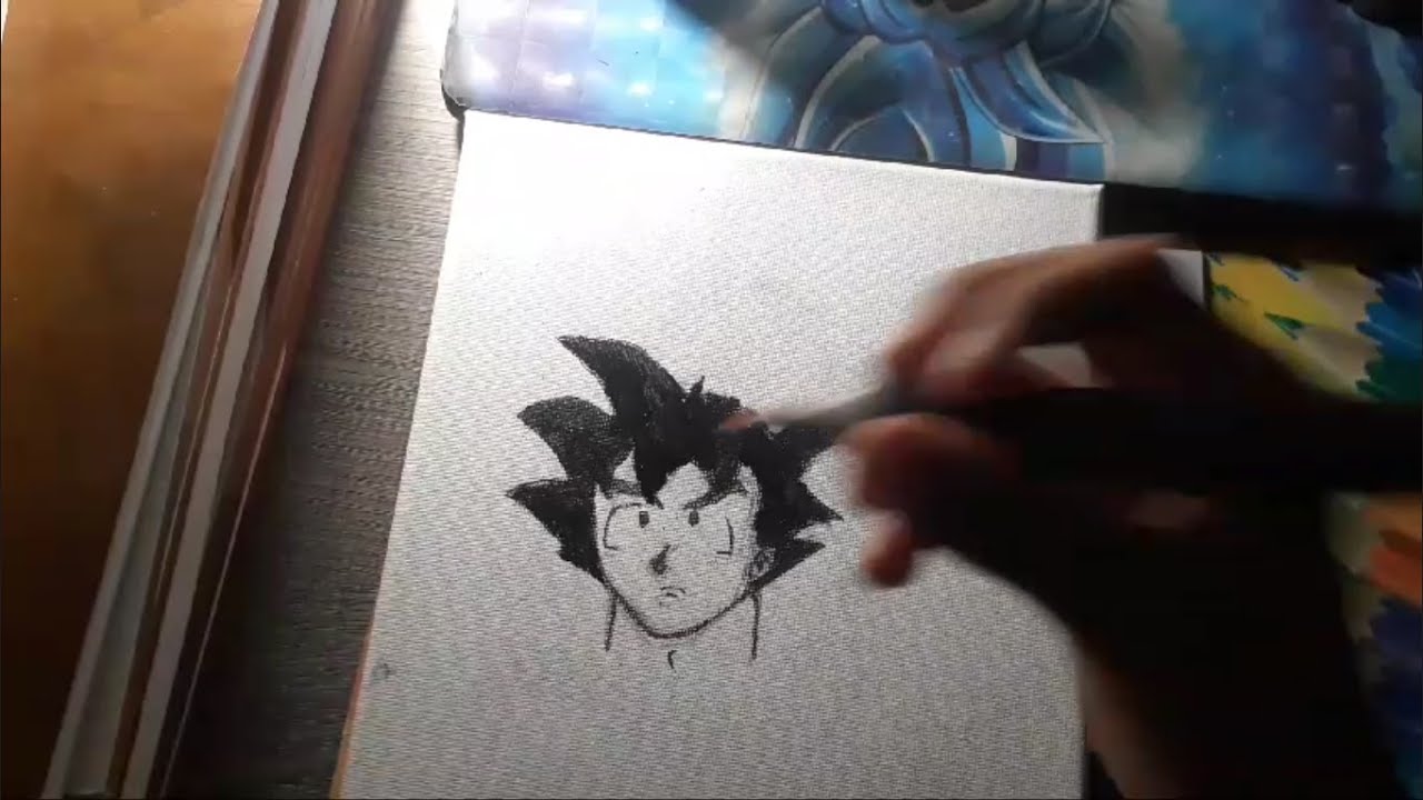 how to fail art parte 2#drawing#dragonball#goku - YouTube