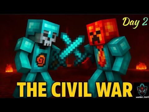 Cantik smp Day 2 Tha civil war 💀 #minecraft 