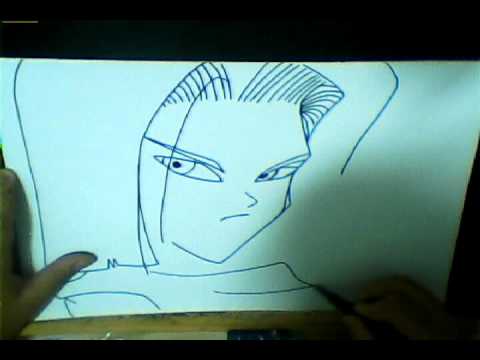 HOW TO DRAW ANDROID 17 - YouTube