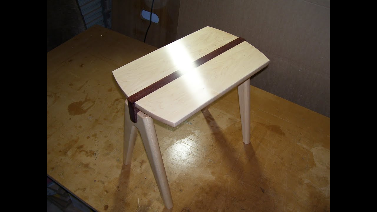 Maple and Jarrah side tables part 2 (building process) - YouTube