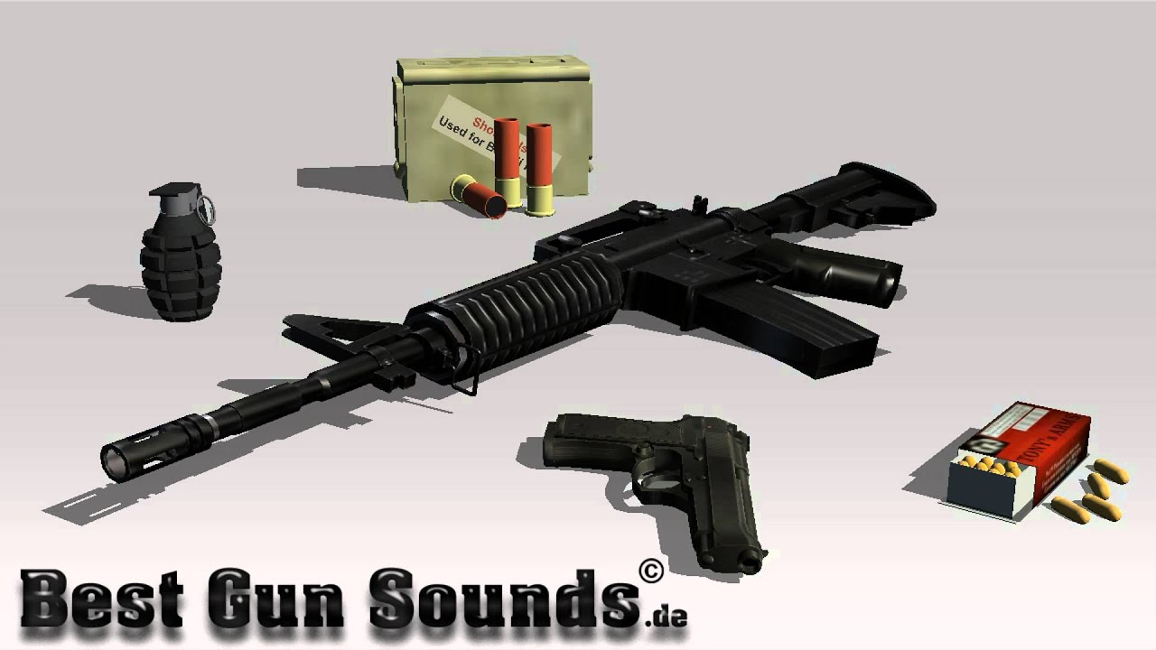 Mini Gun Sound 1 - Best Gun Sounds - YouTube