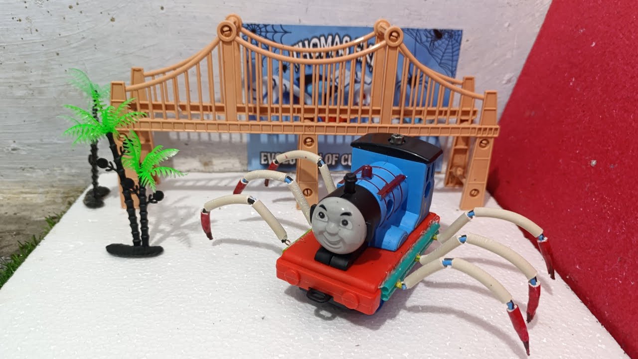 merakit & unboxing thomas laba laba putih , thomas exe, dan thomas ...