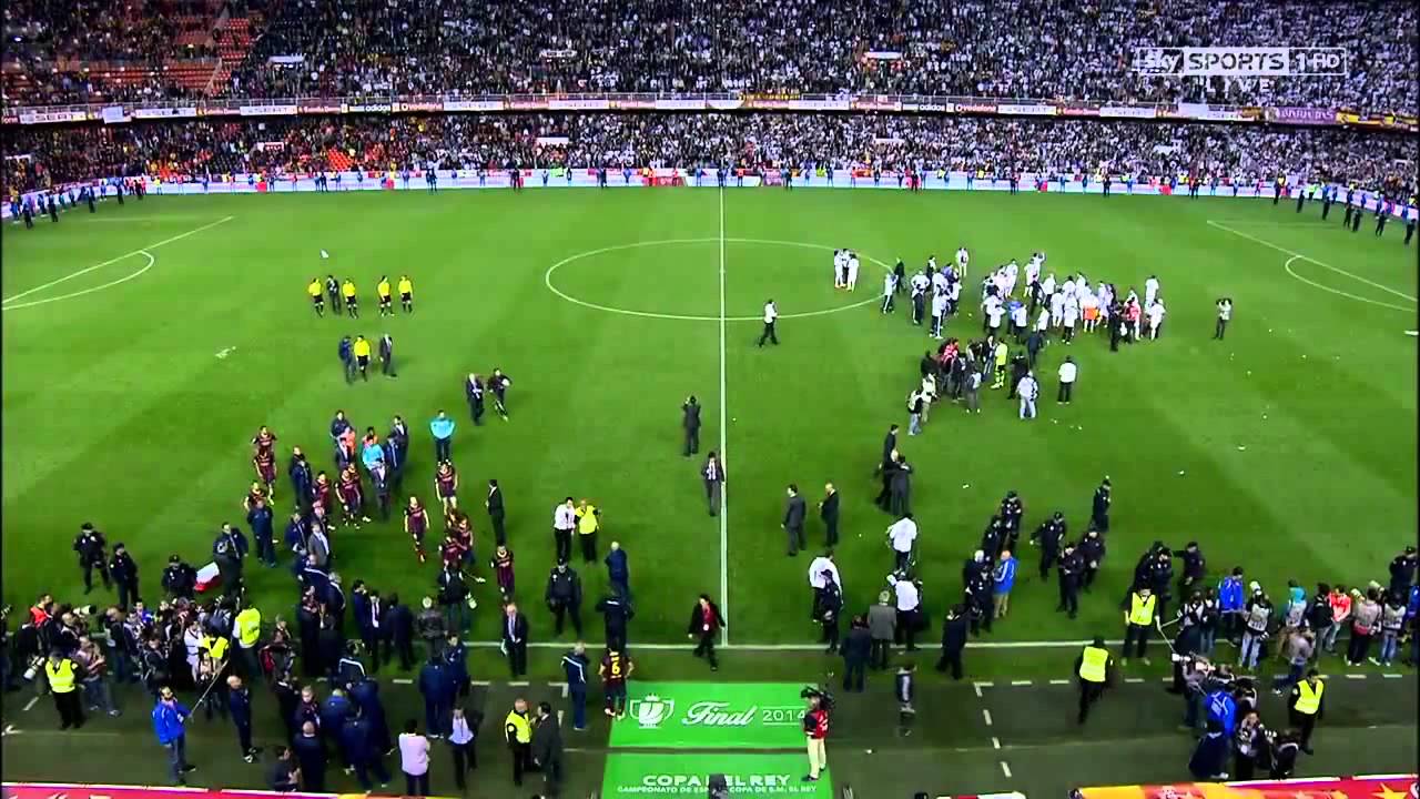 Copa Del Rey Final 2014 winning moments and celebration Real Madrid vs ...
