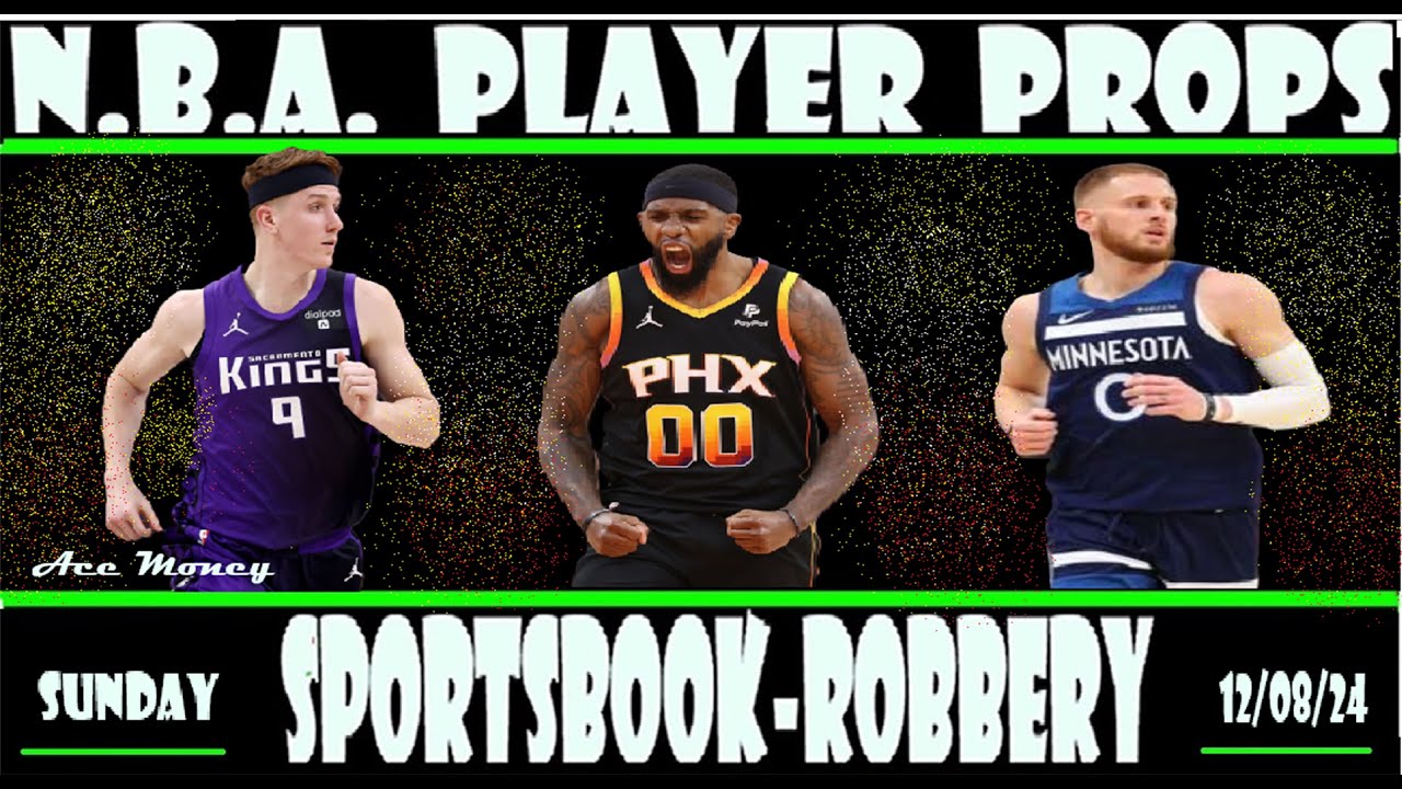 NBA player props | NBA player props Today | Sunday December 08, 2024 ...