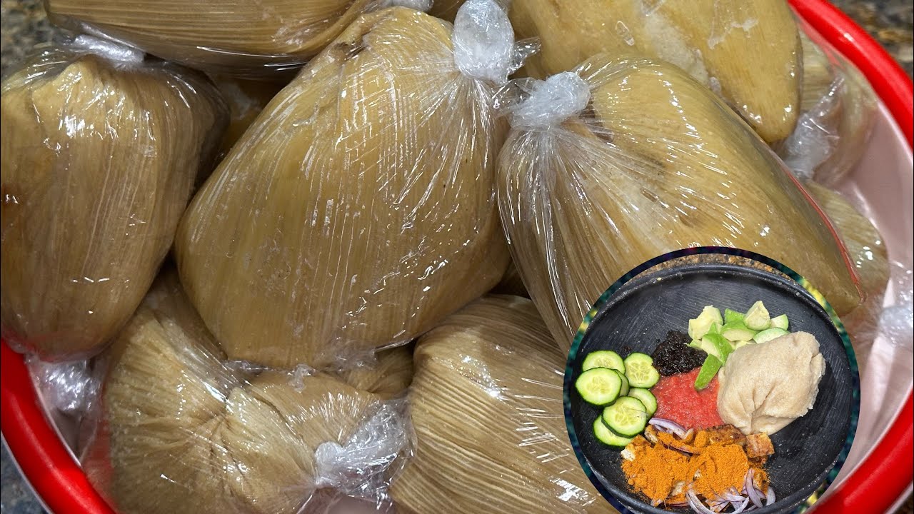 Cooking Ga kenkey | Ghanaian staple🇬🇭| - YouTube