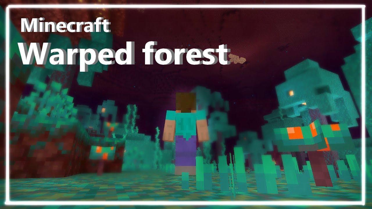 Minecraft - Warped forest - YouTube