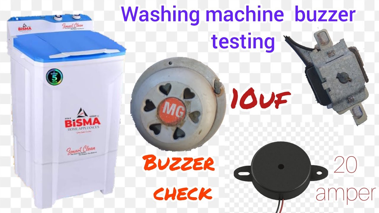 washing machine buzzer testing - YouTube
