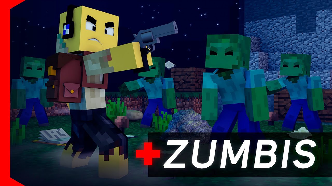 MODO ZUMBI MAIS REALISTA NO MINECRAFT! - YouTube