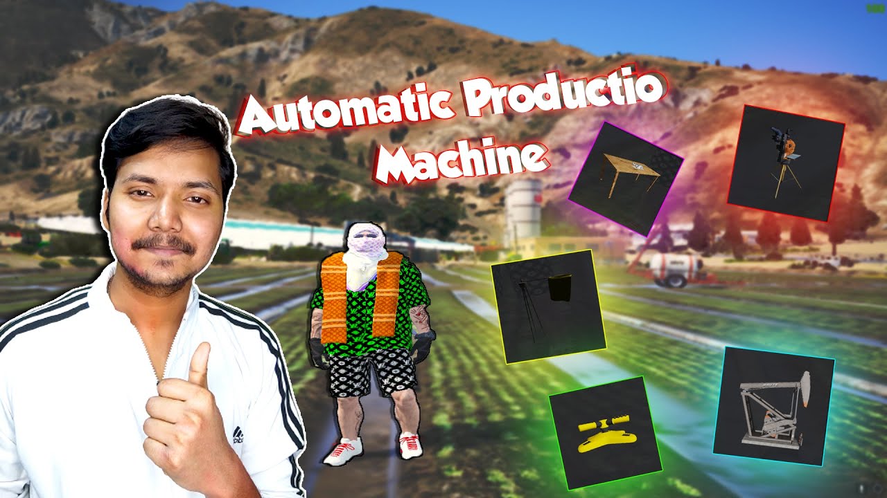 GTA V Grand Rp | how to use automatic production machine | HINDI - YouTube