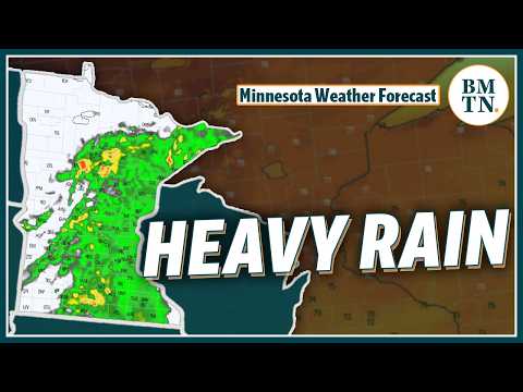 Some severe storms, up to 4 inches of rain in Minnesota's forecast