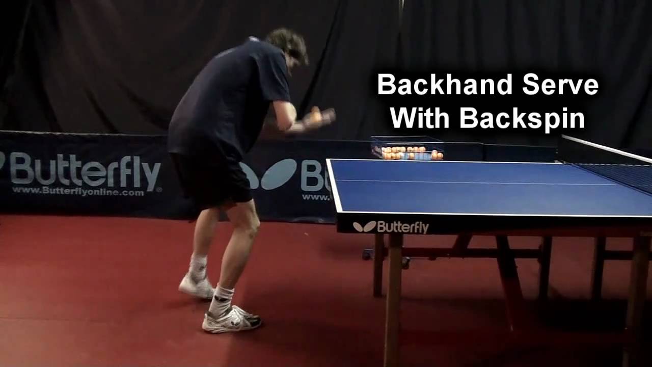 High Level Training With Stefan Feth #15 - Backhand Backspin Serve - YouTube