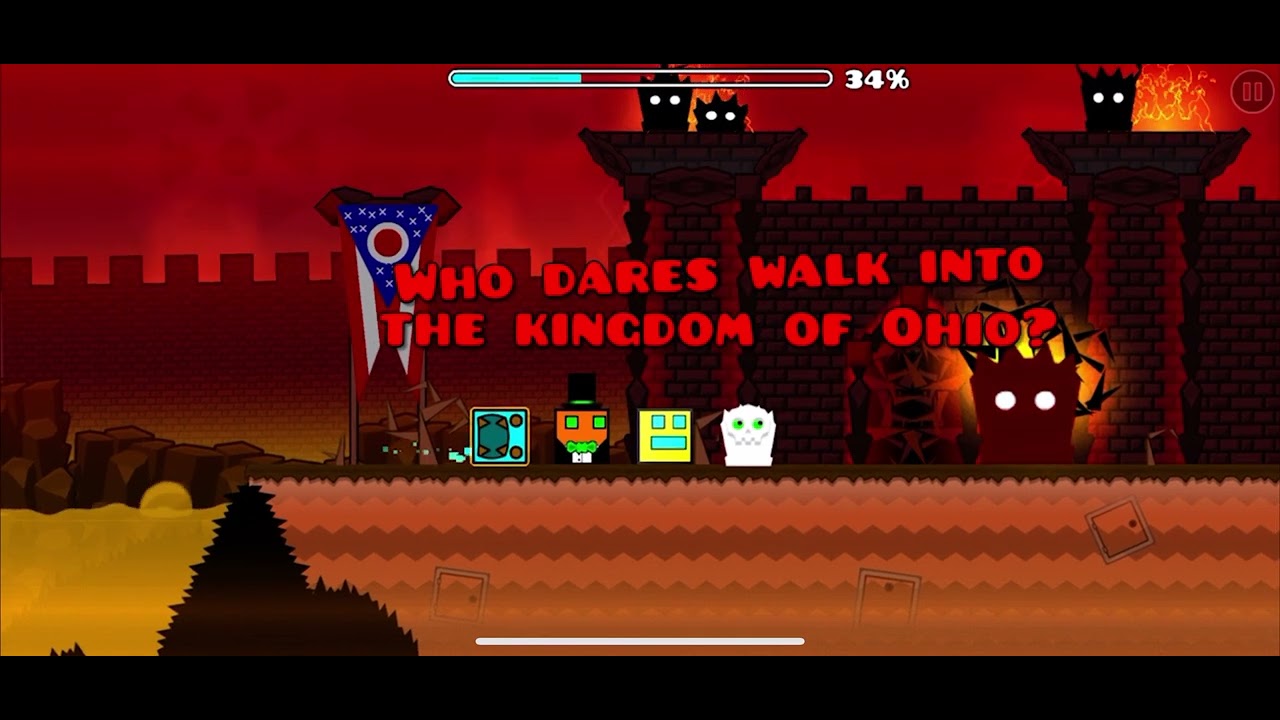 Only in Ohio dawg geometry dash - YouTube