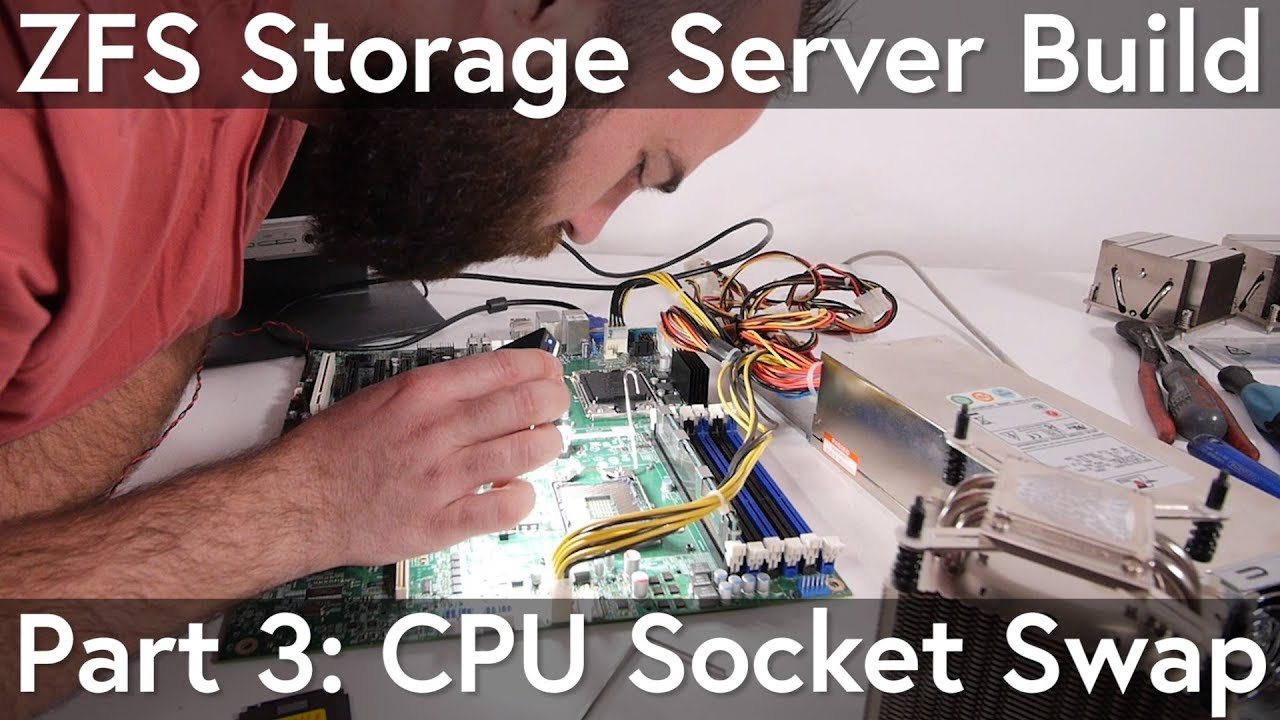 ZFS Storage Server: Quick Update/Test CPU Socket Swap on the Broken ...