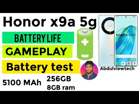 honor x9a 5g battery test - YouTube