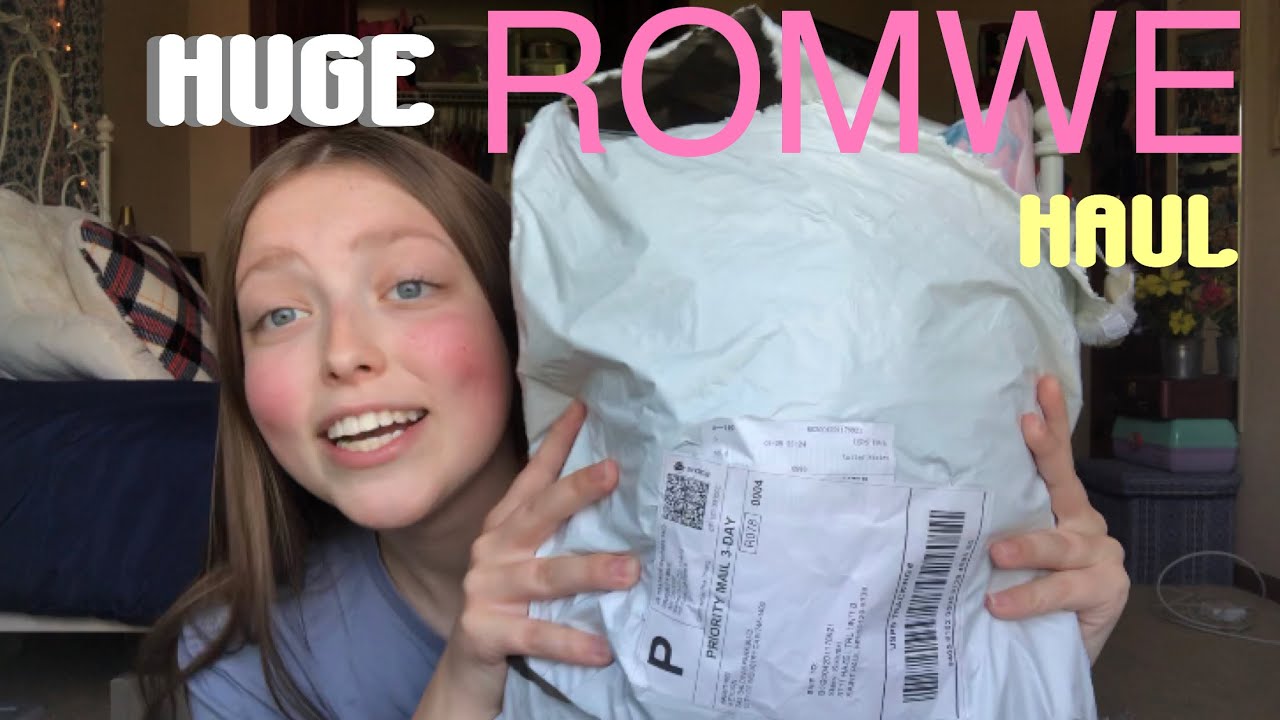 ROMWE clothing haul/review! - YouTube