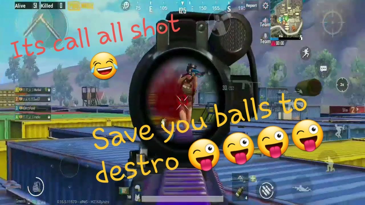 PUBG MOBILE Gameplay action scene... - YouTube