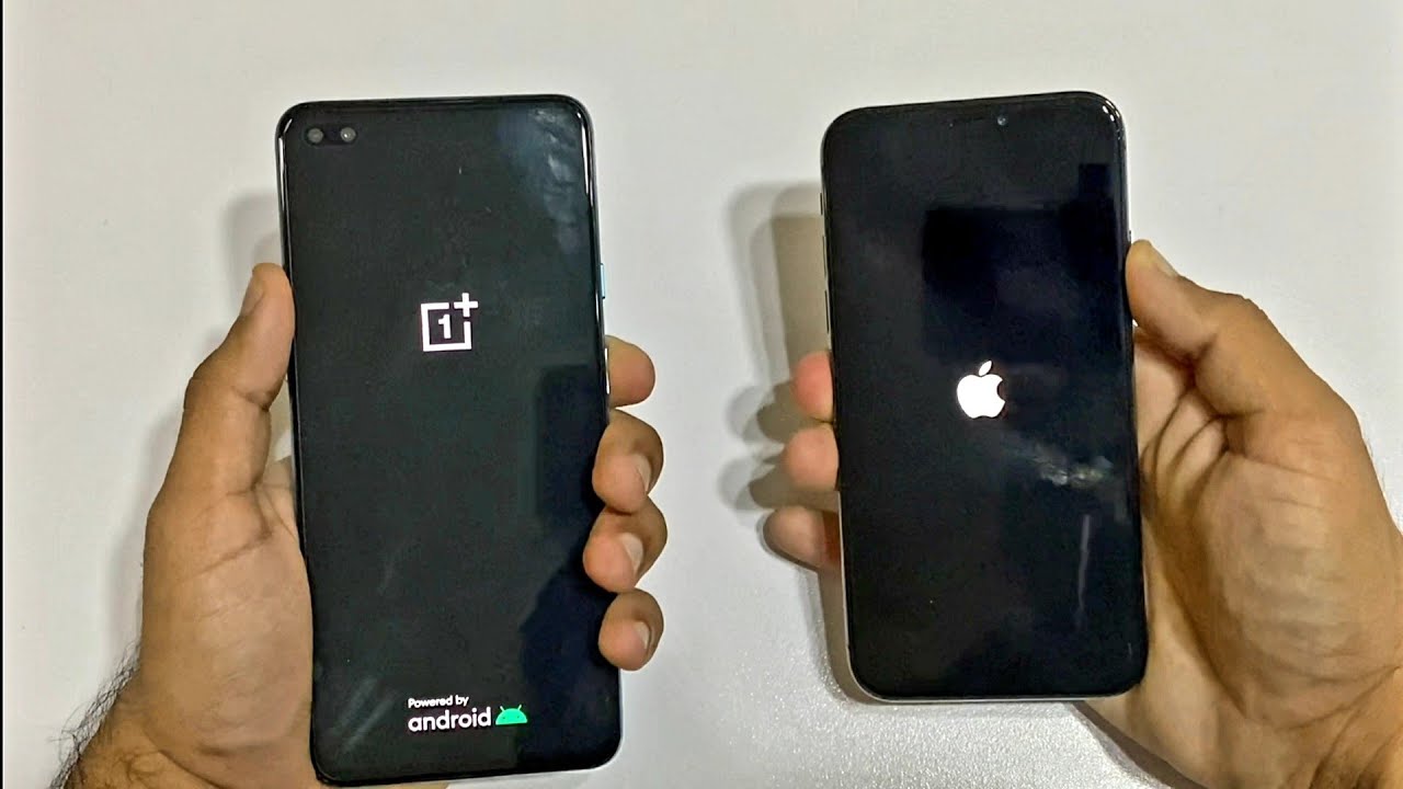 IPHONE X VS ONE PLUS NORD - SPEED TEST!! - YouTube