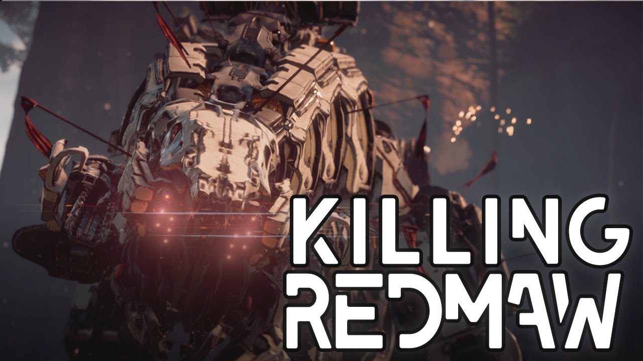Horizon Zero Dawn: Killing Redmaw - YouTube