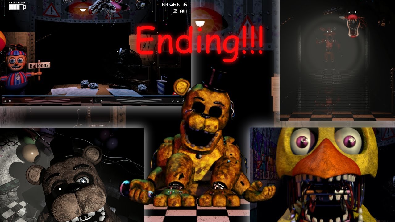 FNAF 2 Ending - YouTube
