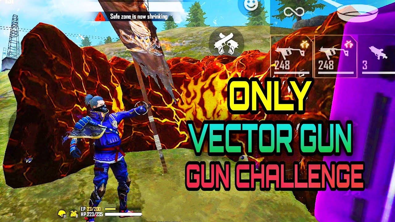 GIVEAWAY RESULT || VECTOR GUN CHALLENG IN RANKED MATCH GAMEPLAY TIPS ...