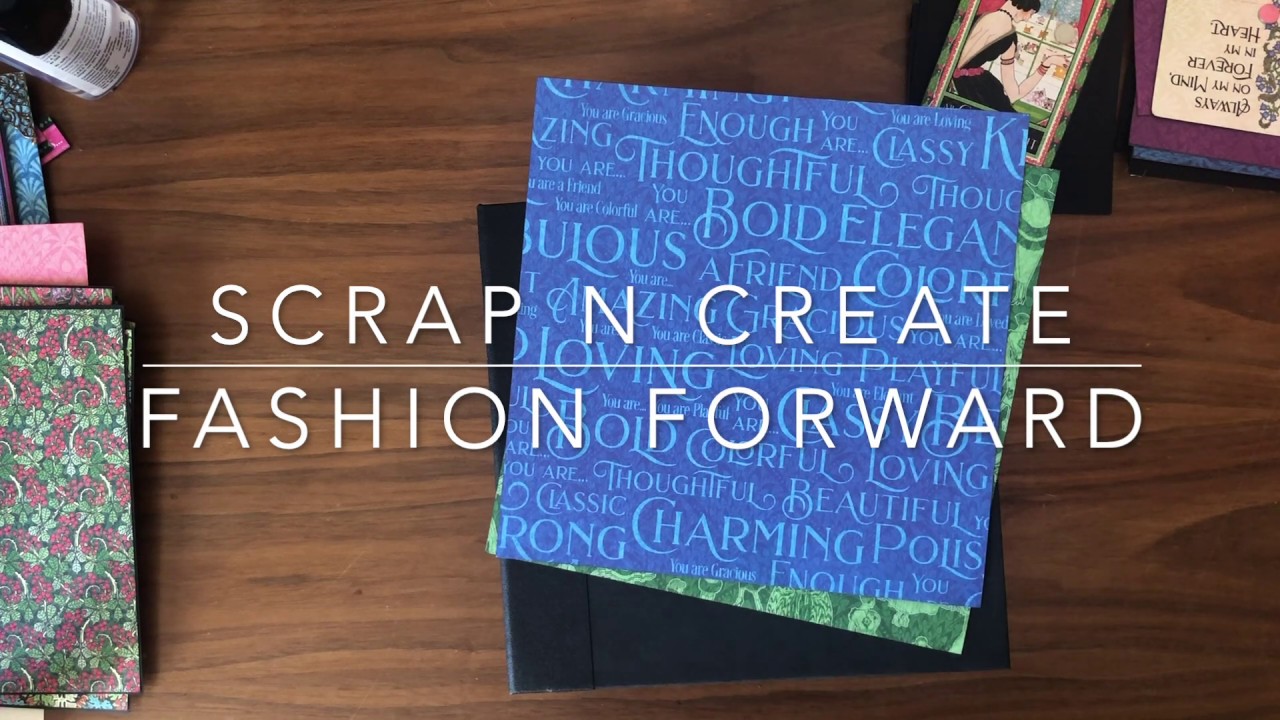 Graphic 45 | Fashion Forward Cover Mini Album - YouTube