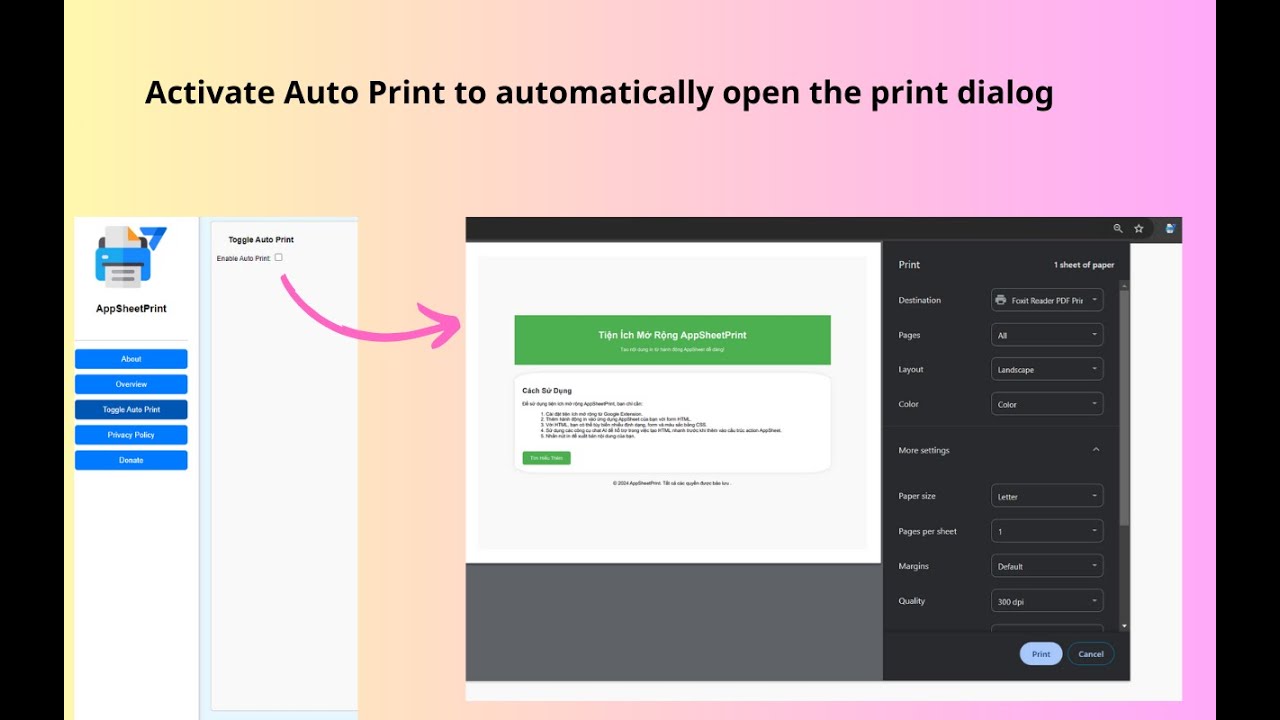 Appsheet Solution | Add-ons AppsheetPrint: Instantly Export Print Files ...