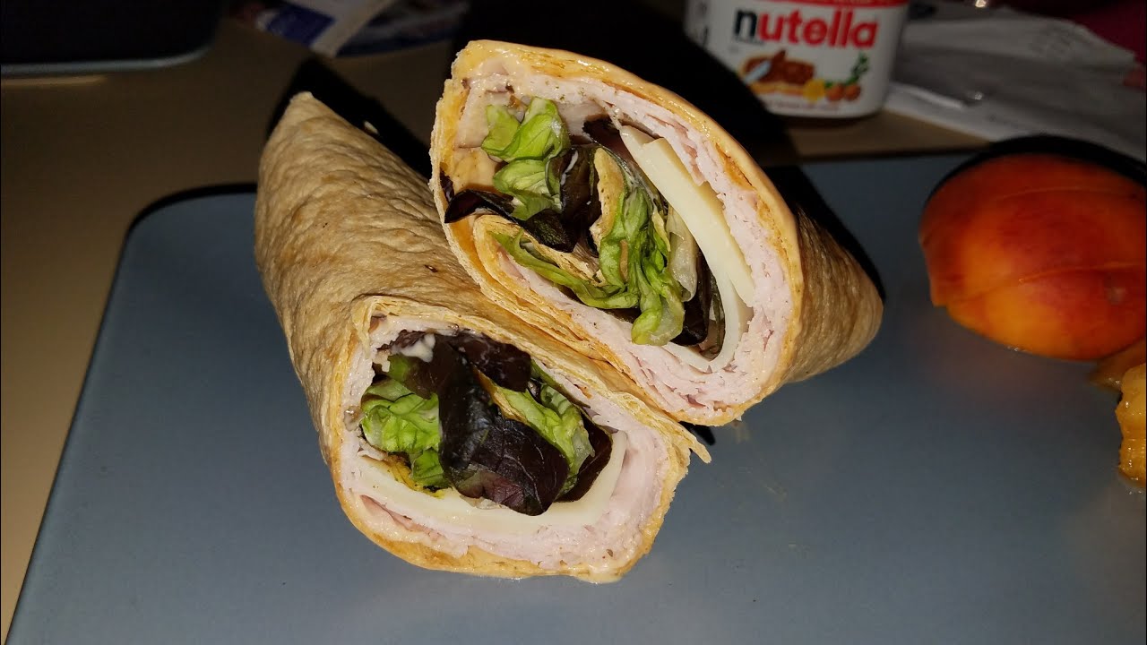 Chipotle ranch turkey wrap 🦃🌯 - YouTube