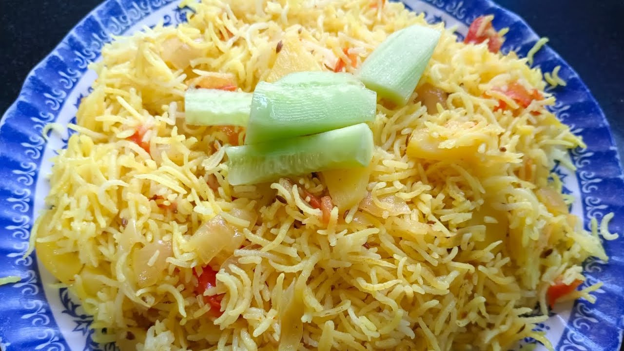 aloo payaz tadka rice...#10minutesrecipe #summerspecial - YouTube