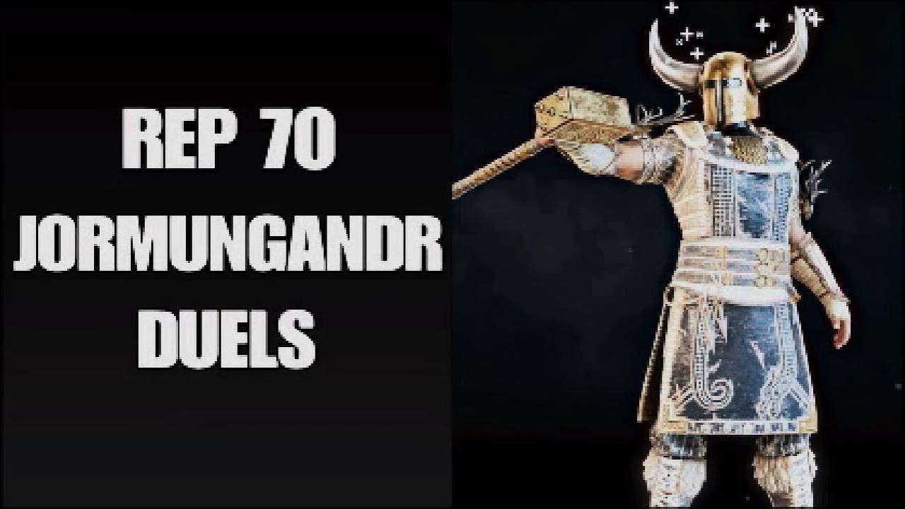 For Honor Rep 70 Jormungandr Duels, I want my tg nowww! - YouTube