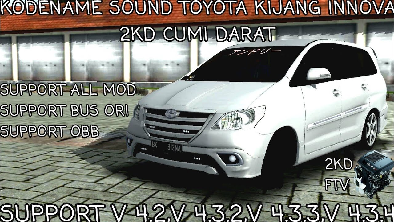 UPDATE V2!Kodename Sound Toyota Kijang Innova 2012 2KD Cumi Darat ...