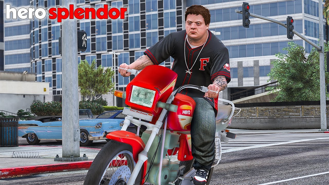 Buying Hero Splendor In GTA 5.. - YouTube
