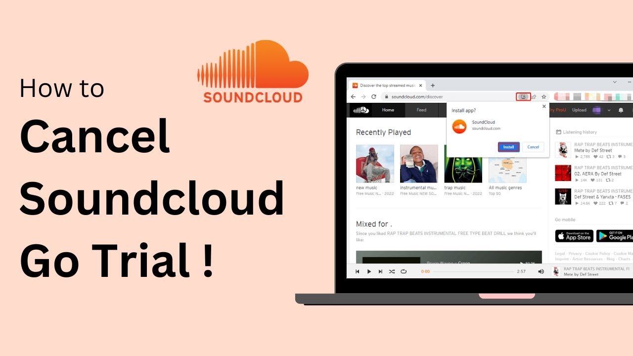 How To Cancel Soundcloud Go Trial | Stop Soundcloud Go ! - YouTube