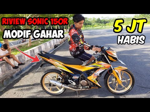 RIVIEW HONDA SONIC 150R MODIF SPEK BALAP