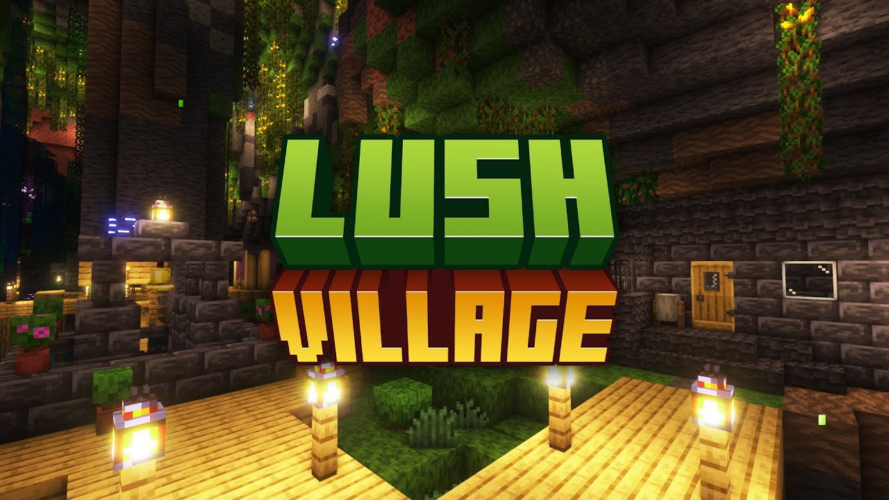 I Found The Lush Village in Minecraft - YouTube