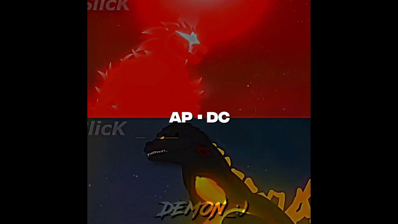 GODZILLA ultima (true form) vs GODZILLA burning(slick) - YouTube