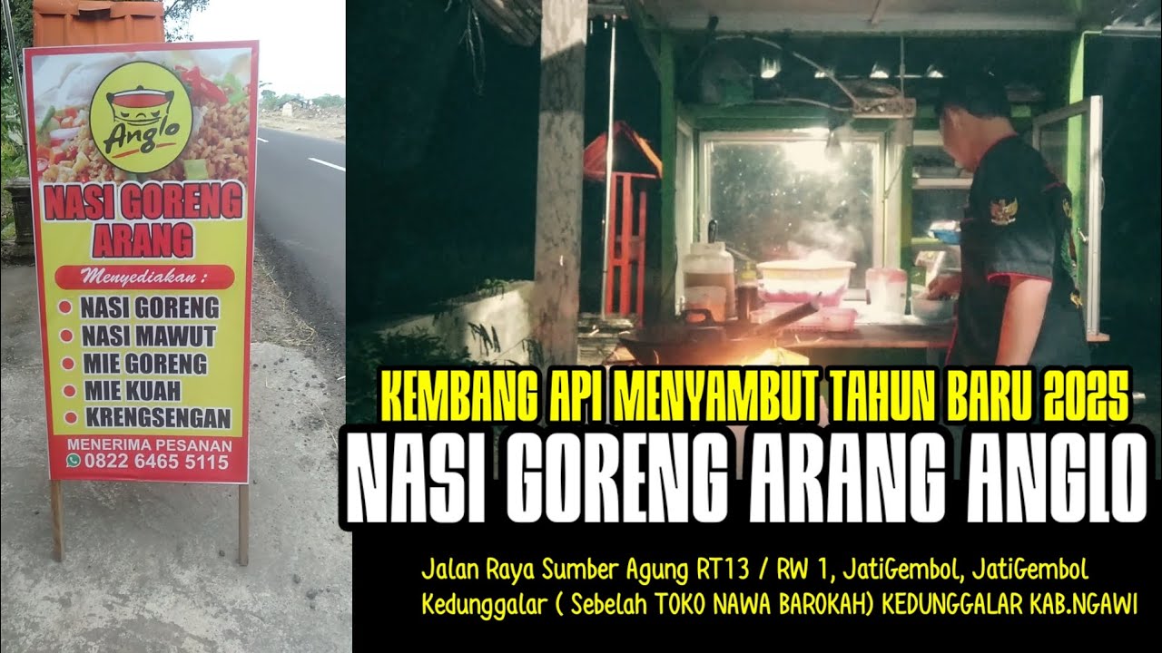 NASI GORENG ARANG ANGLO - YouTube