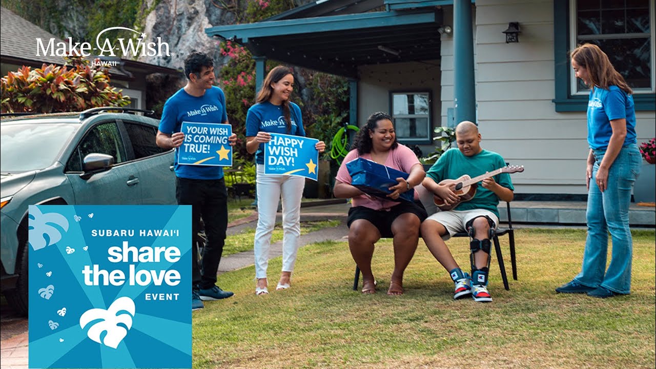 Subaru Share the Love - Make-A-Wish Hawaii Commercial - YouTube