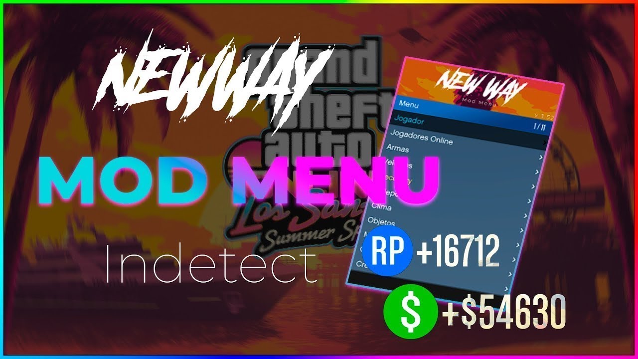MOD MENU NEW WAY COMO USAR 2 KEYS GTA V/ RD2/ CSGO - YouTube