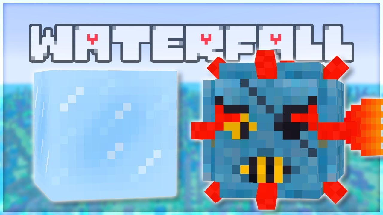 Undertale - Waterfall but with Minecraft Water and Ice Noises - YouTube