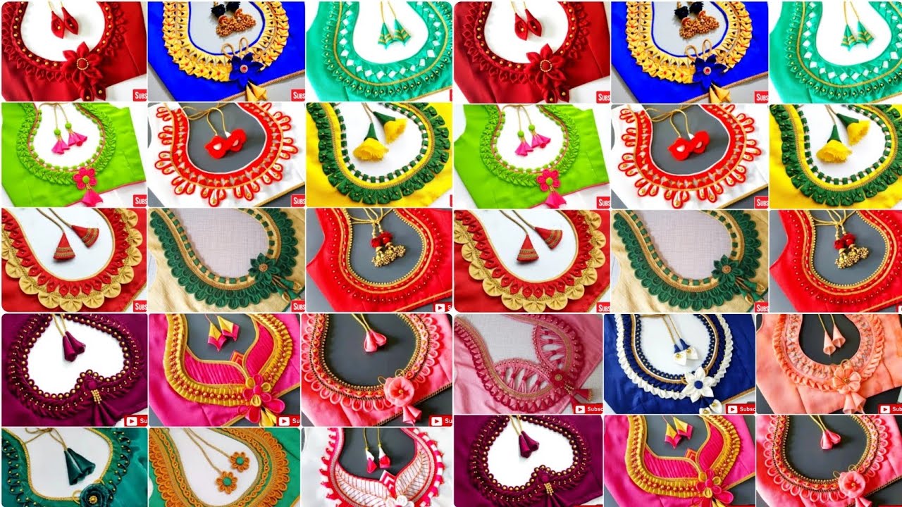 New boutique style blouse neck design/trending Blouse design/gorgeous ...