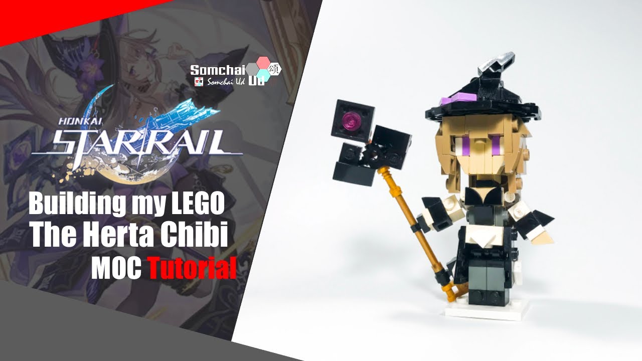 LEGO Honkai: Star Rail The Herta Chibi MOC Tutorial | Somchai Ud - YouTube