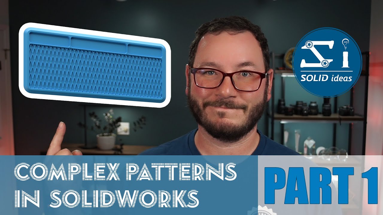 Complex Texture Patterns in SOLIDWORKS - PART 1 EASY! - YouTube