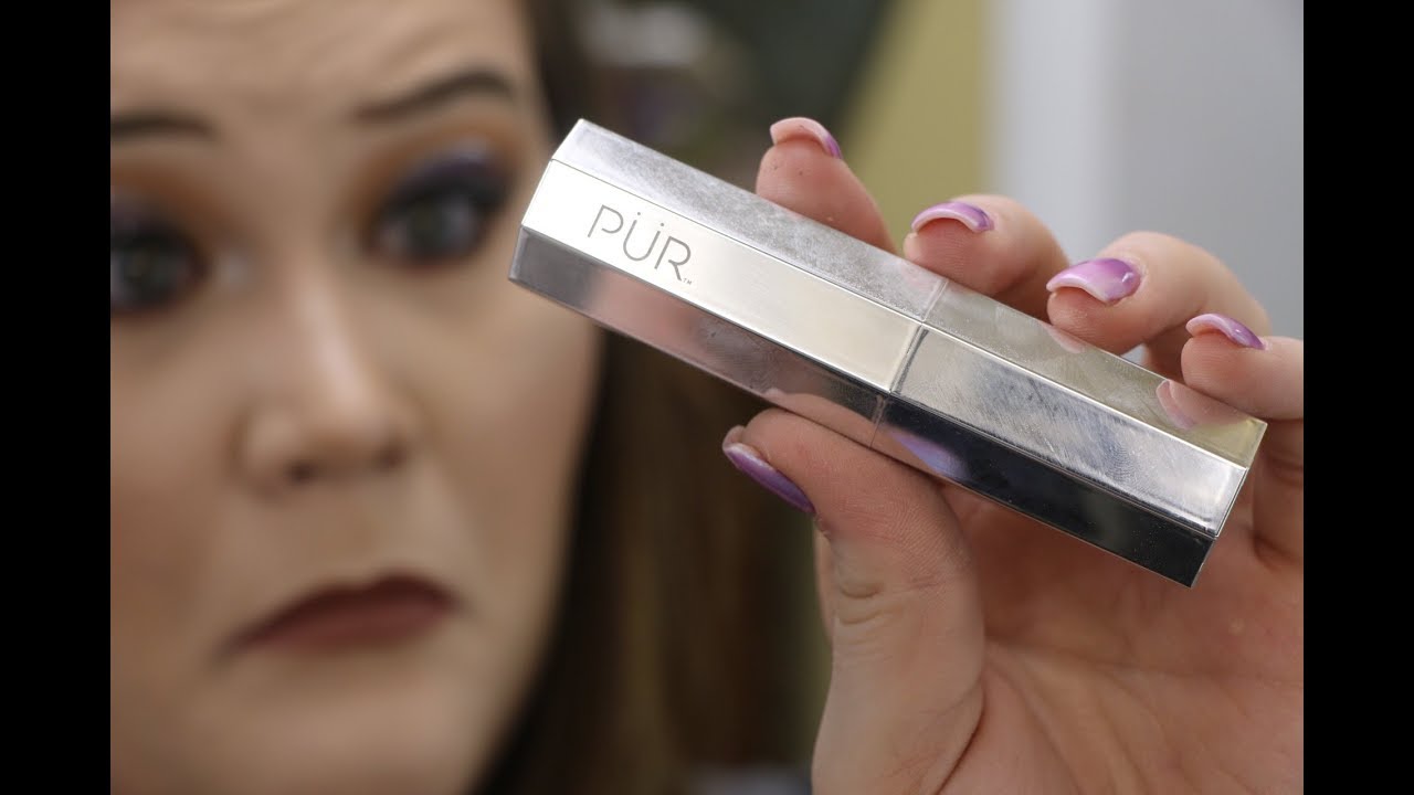 NEW! Pur Foundation Stick- Wear Test & Review for Oily Skin - YouTube