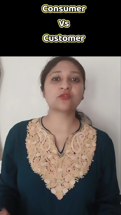 consumer vs customer Difference - YouTube